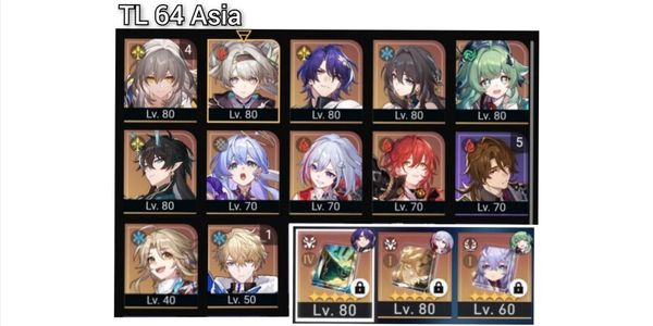 Buy Account (7 Limit) Firefly, Ruan Mei, Robin, Huohuo, Topaz, Dan Heng ...