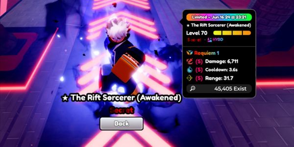 Beli Unit The Rift Sorcerer (Evolve) | Requiem Only - Anime Defenders ...