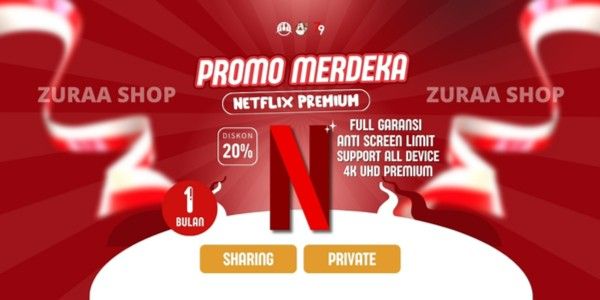 Beli Akun Sharing 1 Bulan 1 Profil UHD (Region ID) Netflix Terlengkap ...