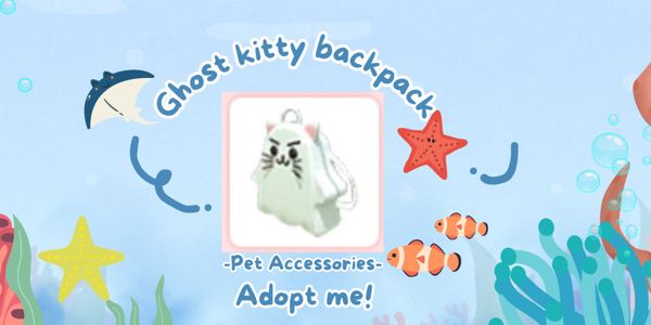 Buy Item Ghost Kitty Backpack pet wear adopt me Adopt Me Trading Hub ...