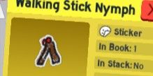 Buy Item Bee Swarm Simulator || Walking Stick Nymph Sticker || Via ...