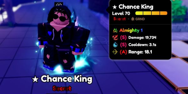 Buy Unit Chance King (Evolved) ALMIGHTY GOD STATS - Anime Defenders ...