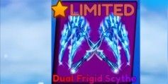Buy Limited Swords Dual Frigid Scythe LIMITED Blade Ball Roblox 2916880 ...