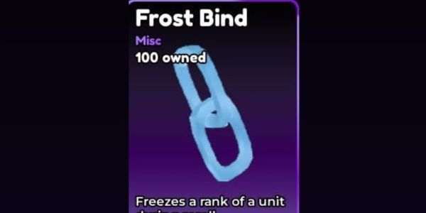Beli Item 100 Frost Bind Anime Defenders Anime Defenders Roblox ...