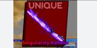 Beli Limited Swords Singularity Katana Limited Blade Ball Roblox ...
