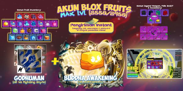 Buy Account Blox Fruit BUDDHA V2 Account {AWAKENING BUDDHA + GODHUMAN ...