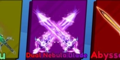 Buy Limited Swords Dual Nebula Sword Blade Ball Roblox 2918163 | itemku