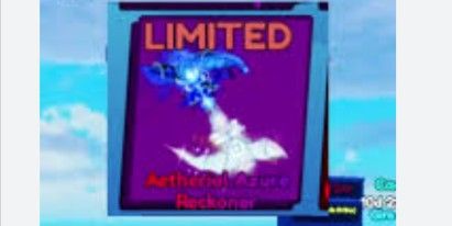 Beli Limited Swords aetherial azure reckoner LIMITED Blade Ball ...