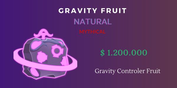 Buy Fruit Gravity (Natural) Blox Fruits Roblox 2920595 | itemku