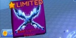 Buy Limited Swords Dual Lightning Dagger LIMITED Blade Ball Roblox ...