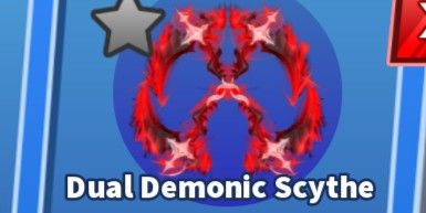 Buy Limited Swords DUAL DEMONIC SCYTHE | LIMITED | BLADE BALL Blade ...