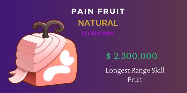 Buy Fruit Pain (Natural) Fruit Termurah | Blox Fruits Blox Fruits ...