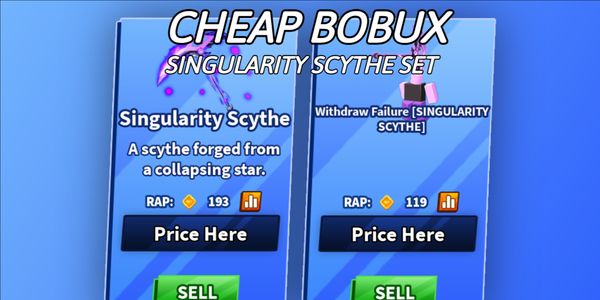 Buy Limited Swords Singularity Scythe Set Limited | Blade Ball Roblox ...