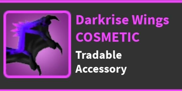 Buy Item World Zero // Darkrise Wings (Vane Event) RBL 2929175 | itemku