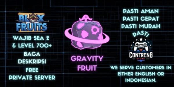 Buy Fruit Gravity (Natural) Blox Fruits 2845647 | itemku