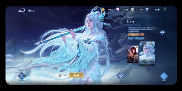 Buy Gift Skin Skin Luna Legend KIC Hoarfrost Maiden Murah Honor Of ...