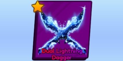 Buy Limited Swords Dual Lightning Dagger Blade Ball Roblox 2933742 | itemku