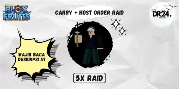 Buy Gaming Buddy BUY + CARRY ORDER RAID (5X) Blox Fruits 2932817 | itemku