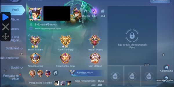 Buy Account (300) Mlbb Account Skin Collector Natalia, Khufra, Skin Lb ...