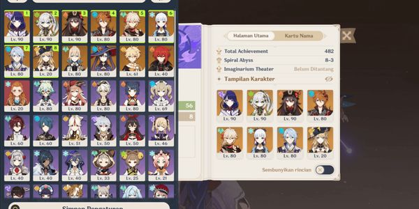 Beli Akun [8 Limit] Raiden Shogun Nahida Hu Tao Kazuha Ayaka WELL BUILD ...