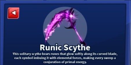 Buy Limited Swords Runic Scythe Blade Ball Roblox Blade Ball Roblox ...