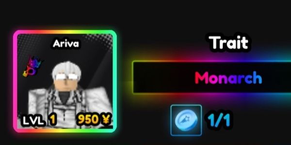 Buy Account Special Anime Defense Ariva Monarch Trait Roblox 2939026 ...