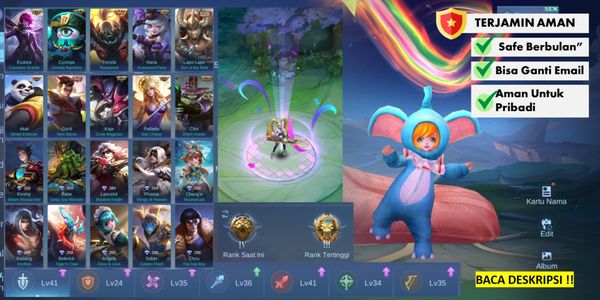 Buy Account Akun Nana Gajah, Special Guin, 5 Emote, Murah Meriah ...