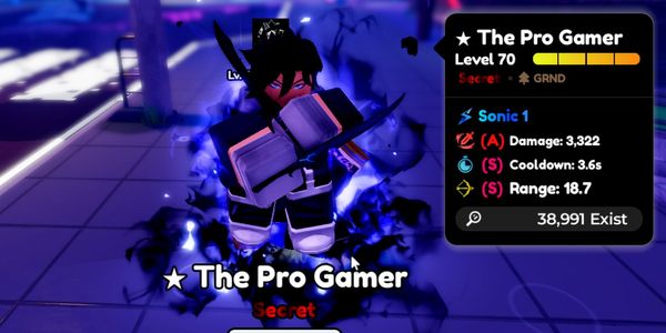 Buy Unit Secret The Pro Gamer (Evolve) - Anime Defender Anime Defenders ...