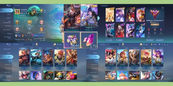 Buy Account Ex Glory All Max Otw Skin Legend, Allstar Hanabi, Collector ...