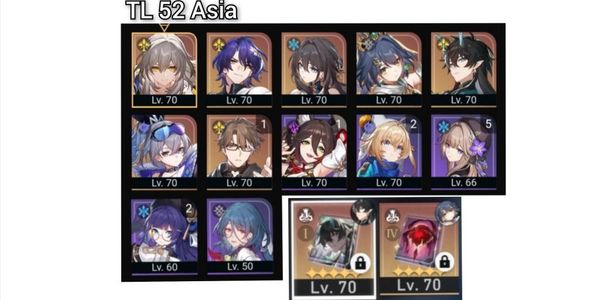 Buy Account Dan Heng IL Signature, Yunli, Ruan Mei, Silver Wolf, Dr ...