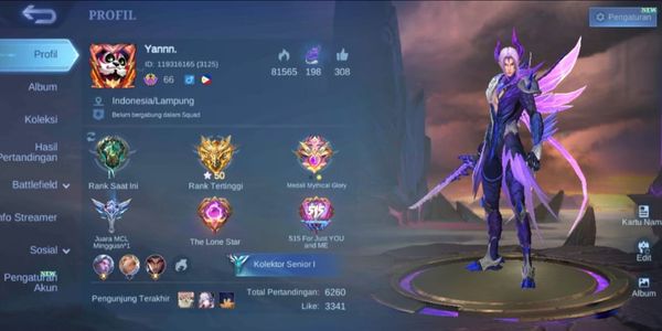 Buy Account HERO 97 SKIN 134 EMBLEM FULL MA KOF KARINA X 3 EPIC LIMIT ...