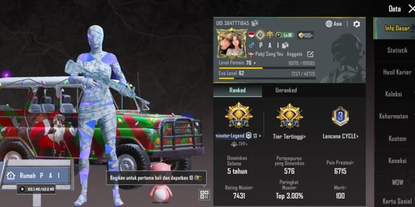 Beli Akun Akun PUBG | Set Rare Banyak & X-Suits + 40 Weapon Lab Glacier MAXX Sultan | PUBG ...