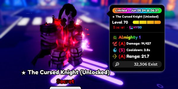 Buy Unit Almighty The Cursed Knight (Unlocked) || Igris Evolved Anime ...