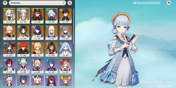 Buy Account AKUN SULTAN 13 B5 [Ayaka Berksin] [300 Genesis ] [ Ayaka Berksin, Raiden Shogun Sig ...