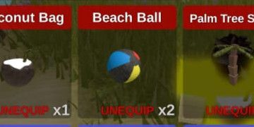 Buy Item Booga Booga Reborn || Beach ball Rock skin (Even skin limited ...