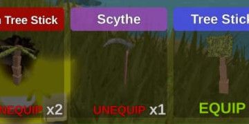 Buy Item Booga Booga Reborn || Scythe axe skin (epic skin) || Via trade ...