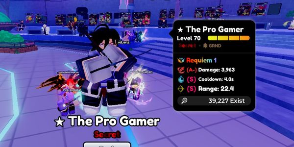 Buy Unit The Pro Gamer Requiem (SJW) | Good Stats | Anime Defender ...