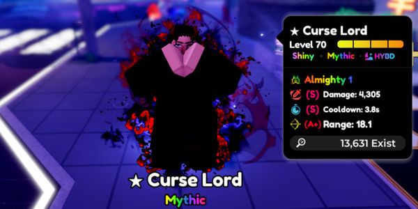 Buy Unit Curse Lord (Evolve) ALMIGHTY - Anime Defenders Anime Defenders ...