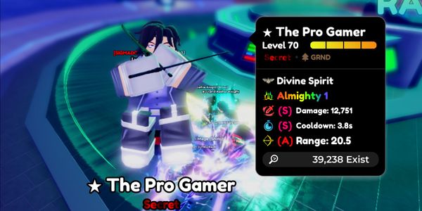 Buy Unit Almighty Sung Jin Woo / The Pro Gamer (SSA) | Anime Defenders ...