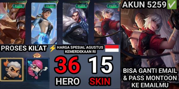 Buy Account Mobile Legend GG account best price #5259 Mobile Legends ...