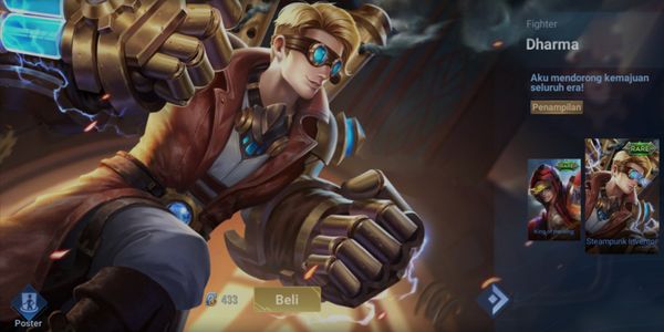 Buy Skin Dharma RARE Skin Steampunk Inventor Honor Of Kings 2908711 ...