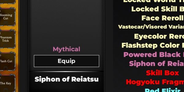 Buy Item Siphon of Reiatsu - type soul // Roblox 2910756 | itemku