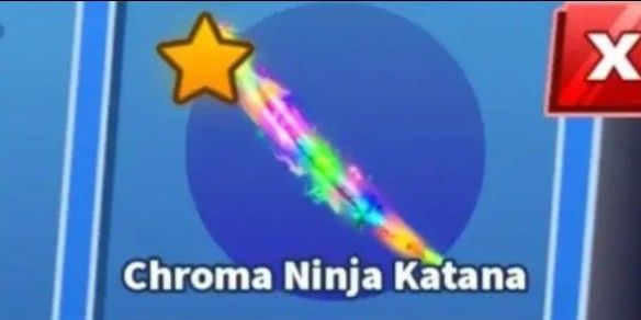 Buy Limited Swords Chroma Ninja Katana | BLADE BALL Blade Ball Roblox ...