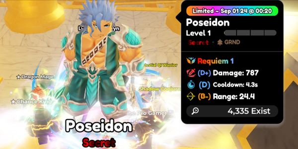 Beli Unit POSEIDON Anime Defenders Roblox Terlengkap dan Termurah ...