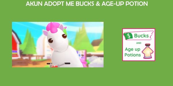 Beli Akun Akun Adopt Me 109.000 Bucks & 205 Age-up Potion Adopt Me ...