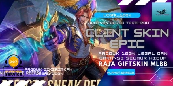 Buy Skin Captain of the Reefs (Epic Skin Clint) Mobile Legends 2899502 ...