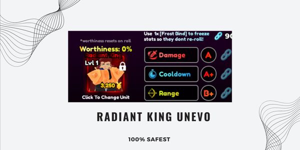 Beli Unit Radiant King - Anime Defenders Anime Defenders Roblox ...