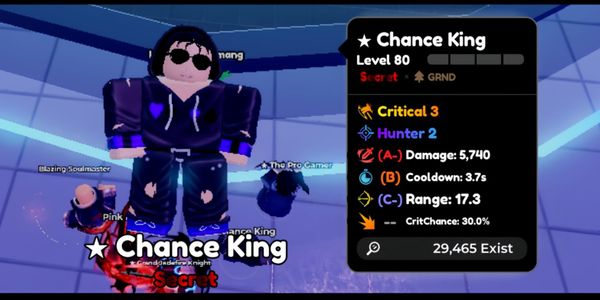 Buy Unit Chance King(Hakari) - Evolve Anime Defenders 2965328 | itemku