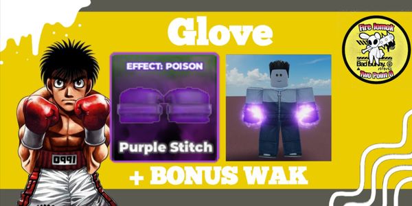 Buy Glove Glove | Purple Stitch Effect Poison untitled boxing game ...