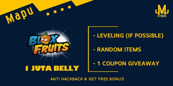 Beli Jasa Joki Belly Blox Fruits Roblox Terlengkap dan Termurah ...